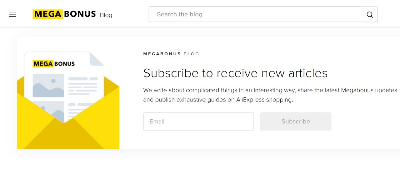 Megabonus Blog Redesign | MegaBonus