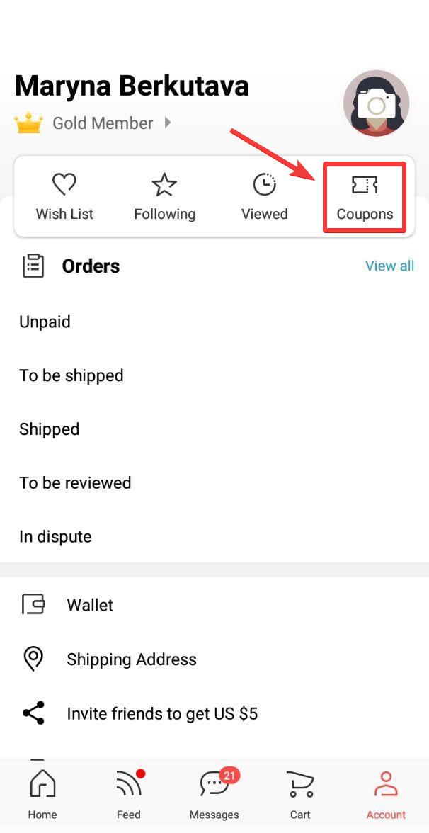 How to Get and Use AliExpress Coupons in the Mobile App | MegaBonus